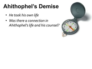 Your Moral Compass - Ahithophel - Christian Type #4 | PPTX