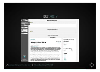 Your Next UX Skill: Prototyping with HTML & CSS | PPT