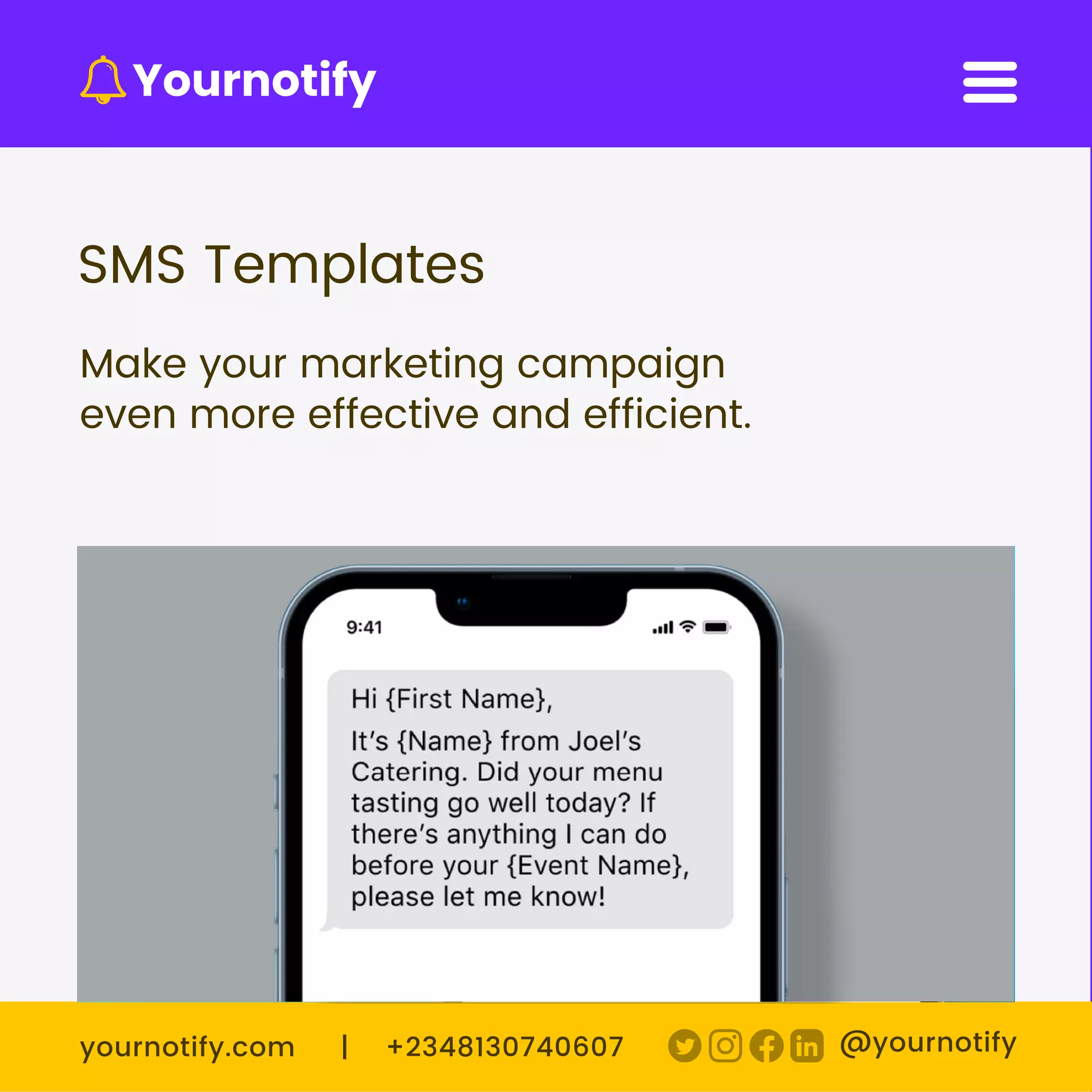 SMS TEMPLATES | PDF | Technology & Computing