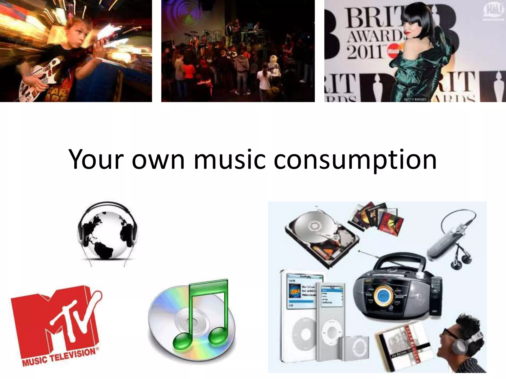Your own music consumption | PPTX