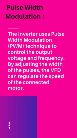 How Variable Frequency Drive (VFD) does work? | PDF