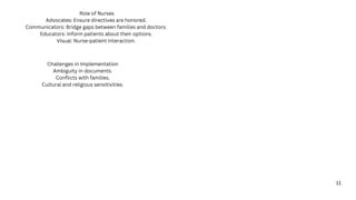 end of life decisions and advanced directives | PDF