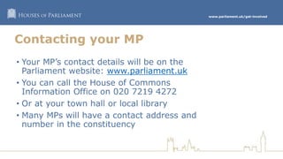 Your Parliament: an introduction | PPTX