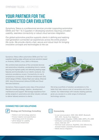 Your partner for the connected car evolution | PDF