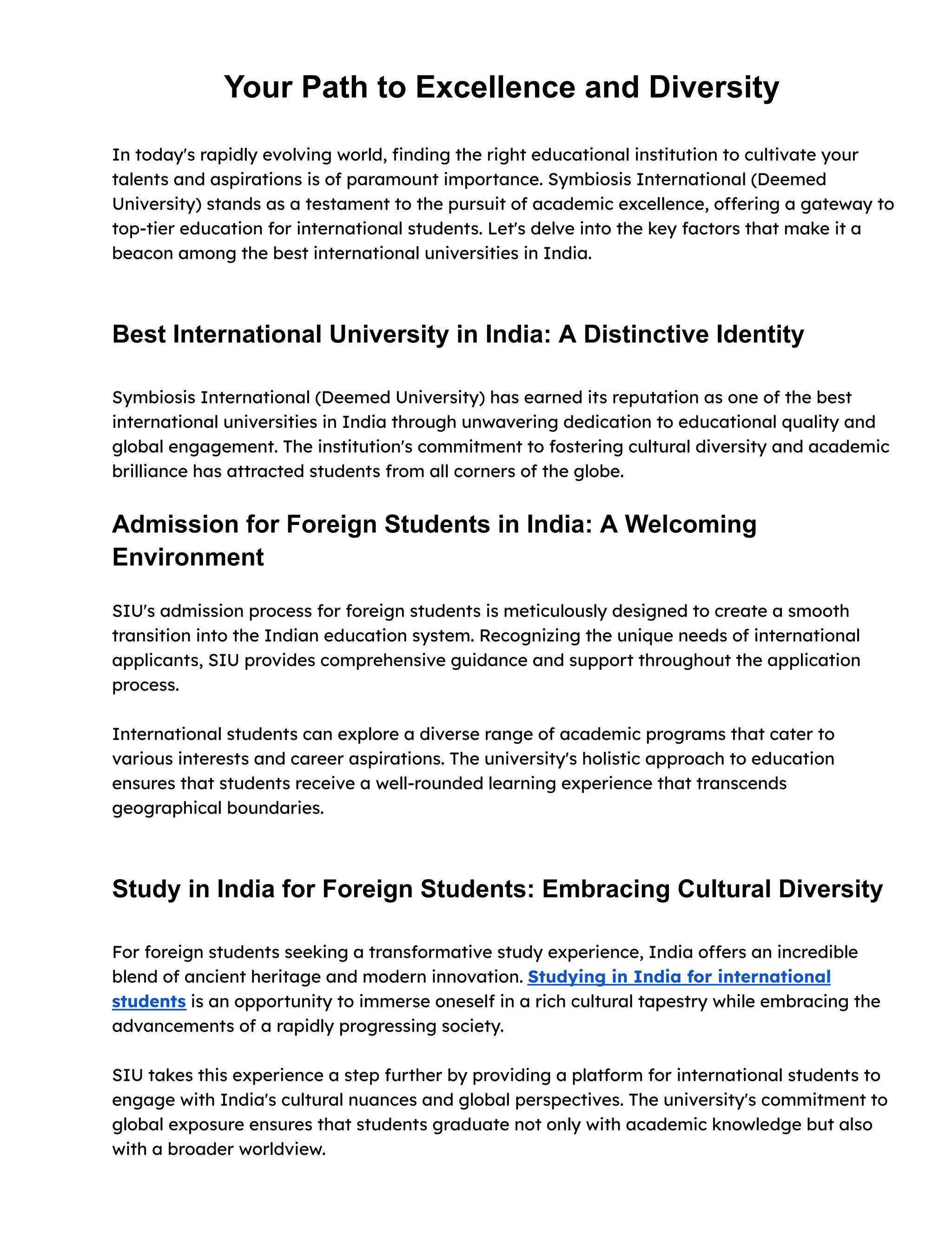 Your Path to Excellence and Diversity.pdf | College Planning | College ...