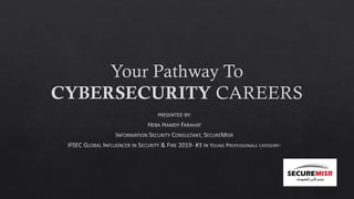 Your Pathway to Cybersecurity Careers | PPT