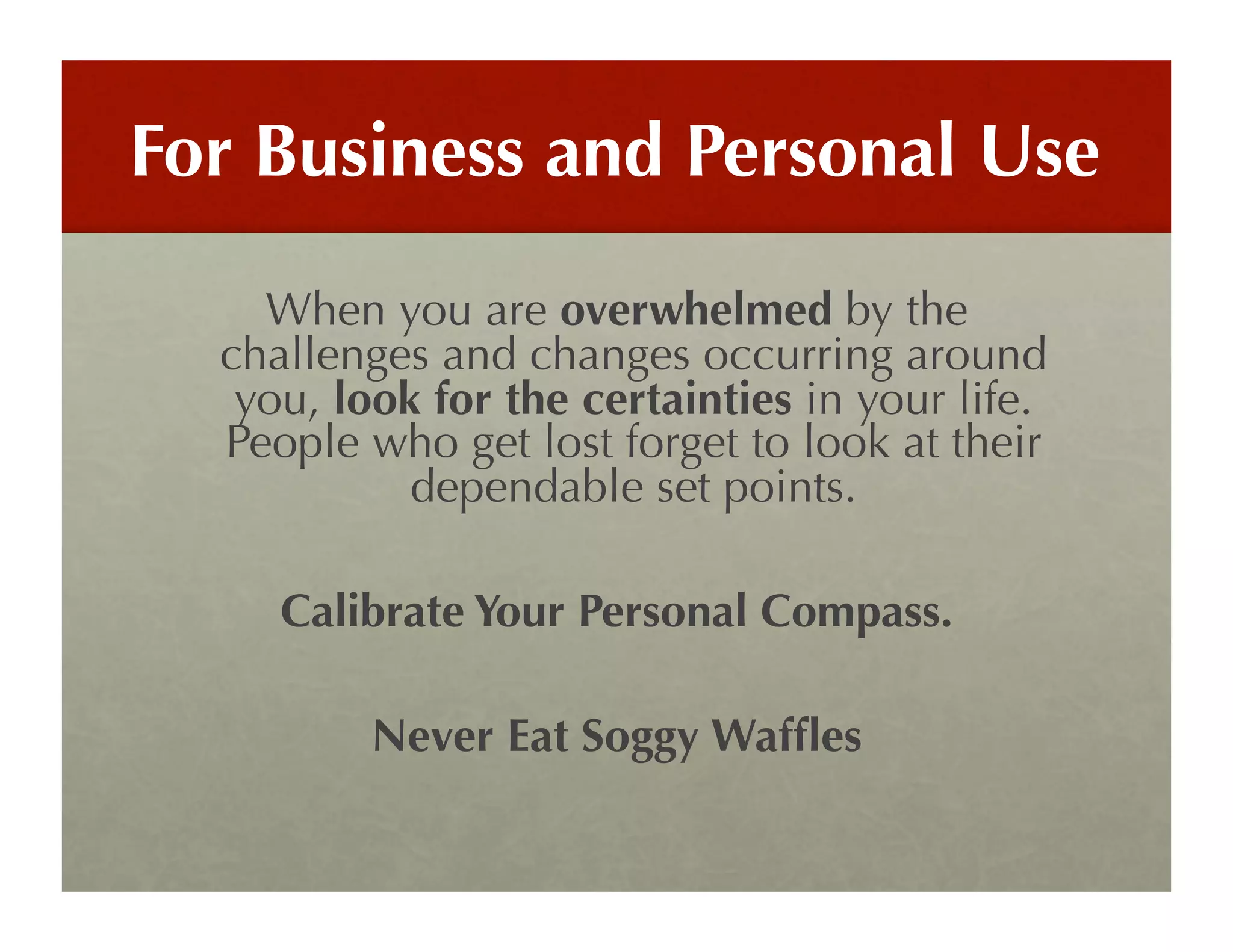 Your Personal Compass | PDF