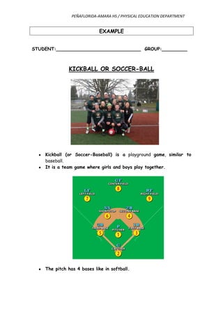 Your physical activity 1st level | PDF