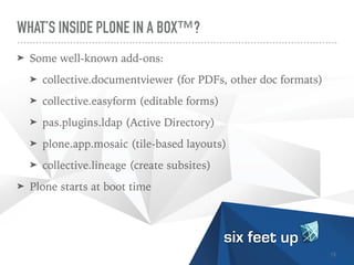 Your Plone [Intranet] in a Box™ | PPT