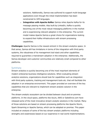 Your practical reference guide to build an stream analytics solution ...