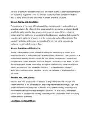 Your practical reference guide to build an stream analytics solution ...