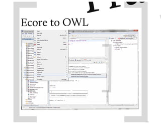 Filling the Gap between Semantic Web and MDE integrating OWL SPARQL and UML with TwoUse Toolkit ...
