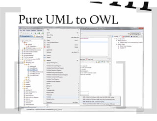 Filling the Gap between Semantic Web and MDE integrating OWL SPARQL and UML with TwoUse Toolkit ...