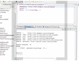Filling the Gap between Semantic Web and MDE integrating OWL SPARQL and UML with TwoUse Toolkit ...