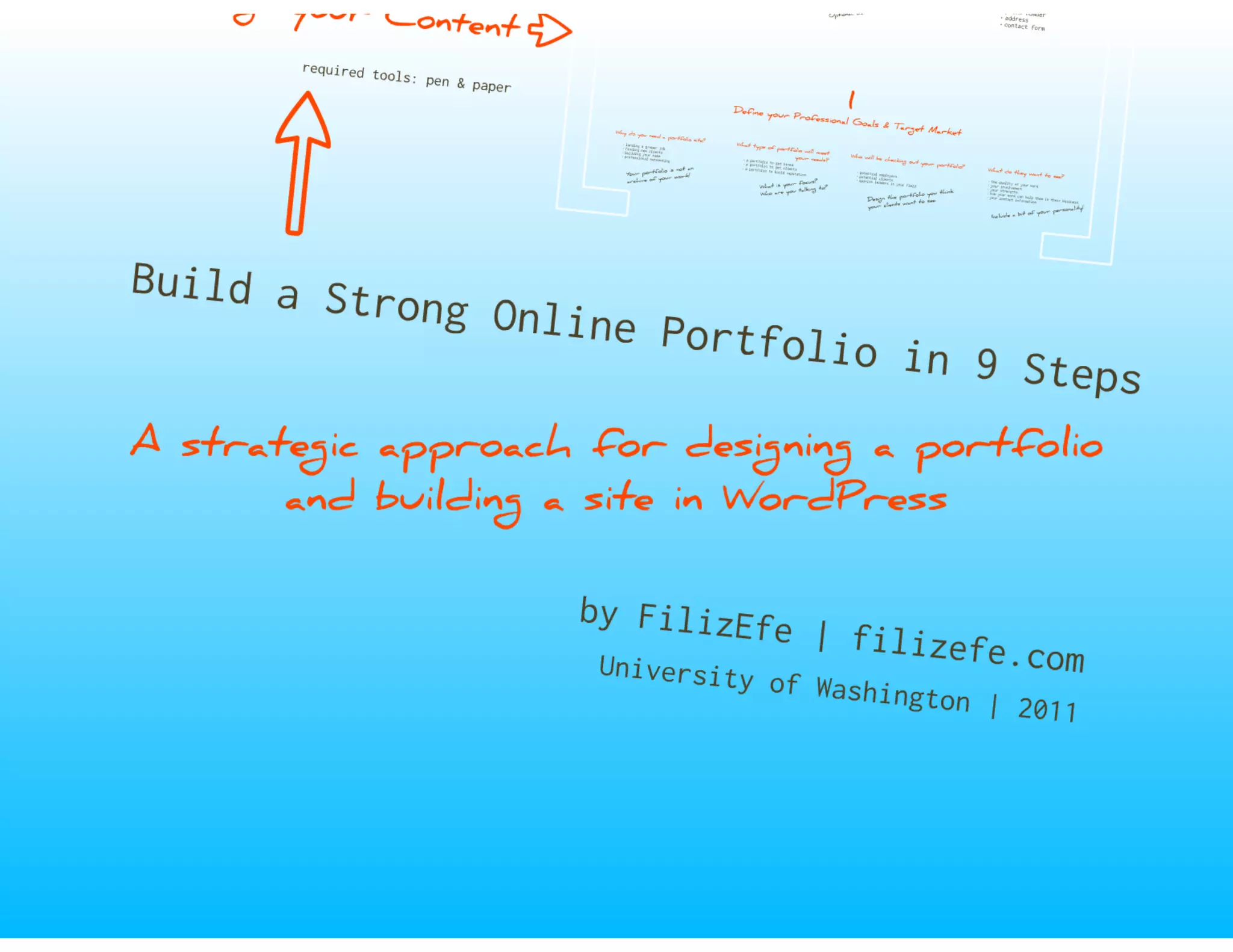 Build a Strong Online Portfolio in 9 Steps | PDF | Web Development | Internet