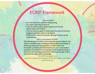 ECRIF FRAMEWORK | PDF