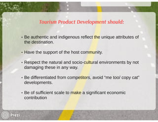 tourism product development | PDF