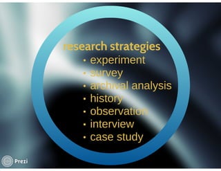 Case Study as a research strategy | PPT