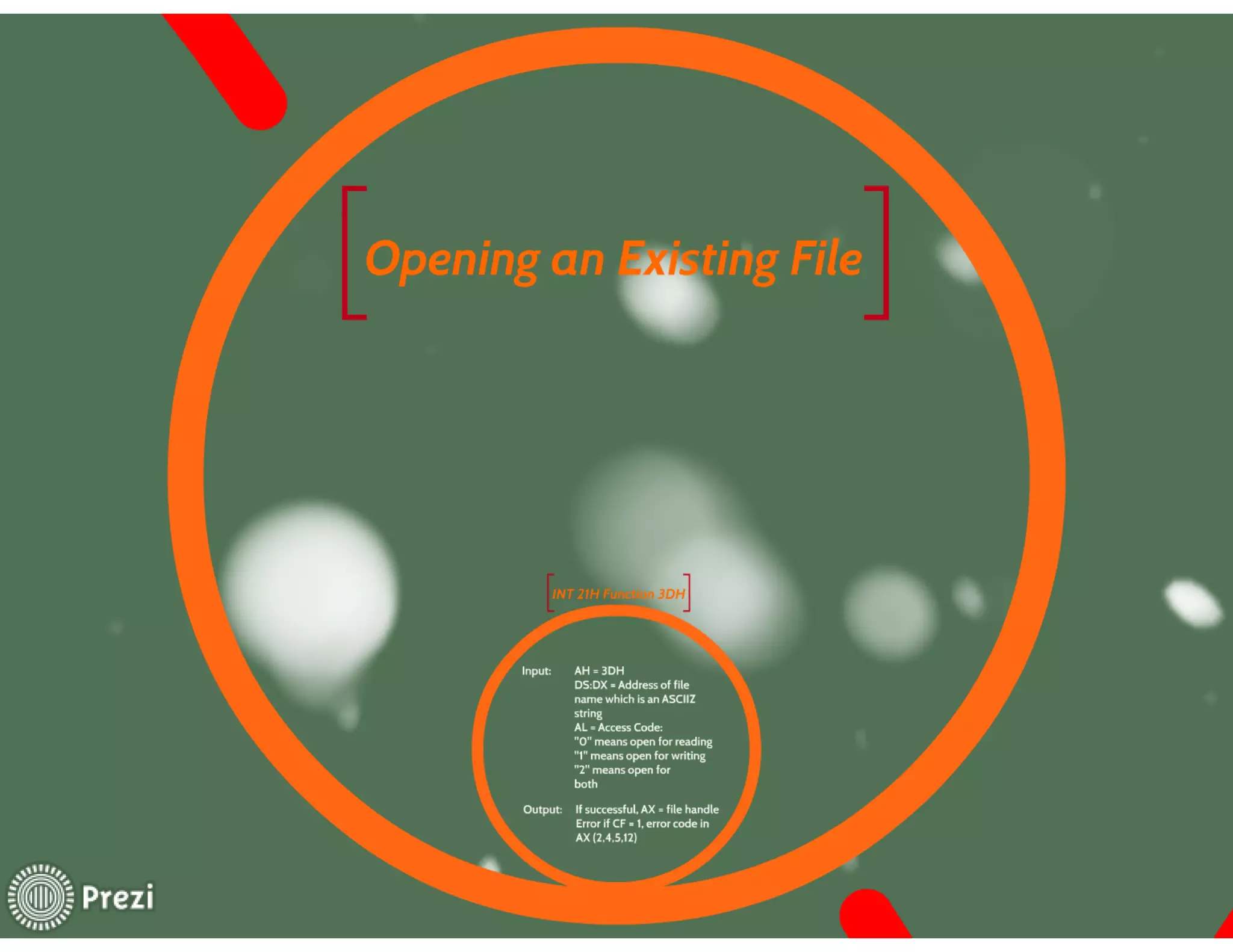 File Handling in Assembly Prezi slides | PPT
