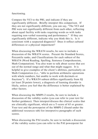 Your report should be 5-7 pages in length.You will continue th.docx