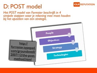 Social media modellen | PPT