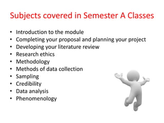 Your Research Project | PPT