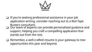 Your Resume: A Guide for Successful Job Application Writing | PPT | Free Download