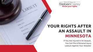 Your Rights After an Assault in Minnesota.ppt