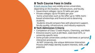 Learn B.Tech Courses at NIIT University.pptx