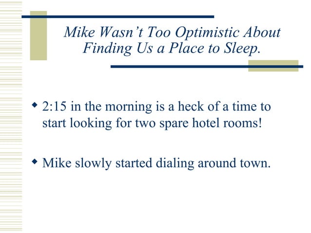 Yours is a very bad hotel | PPT | Hotels and Motels | Travel Type