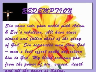 Your saviour’s love letter from calvary(f) | PPT