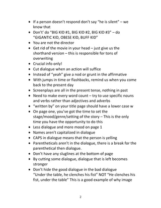 Your screenplay sucks | DOCX