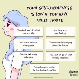 Your self-awareness is low if you have these traits. | PDF