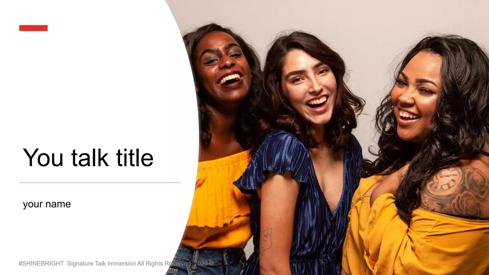 THE SIGNATURE TALK Template 2021 | PPT