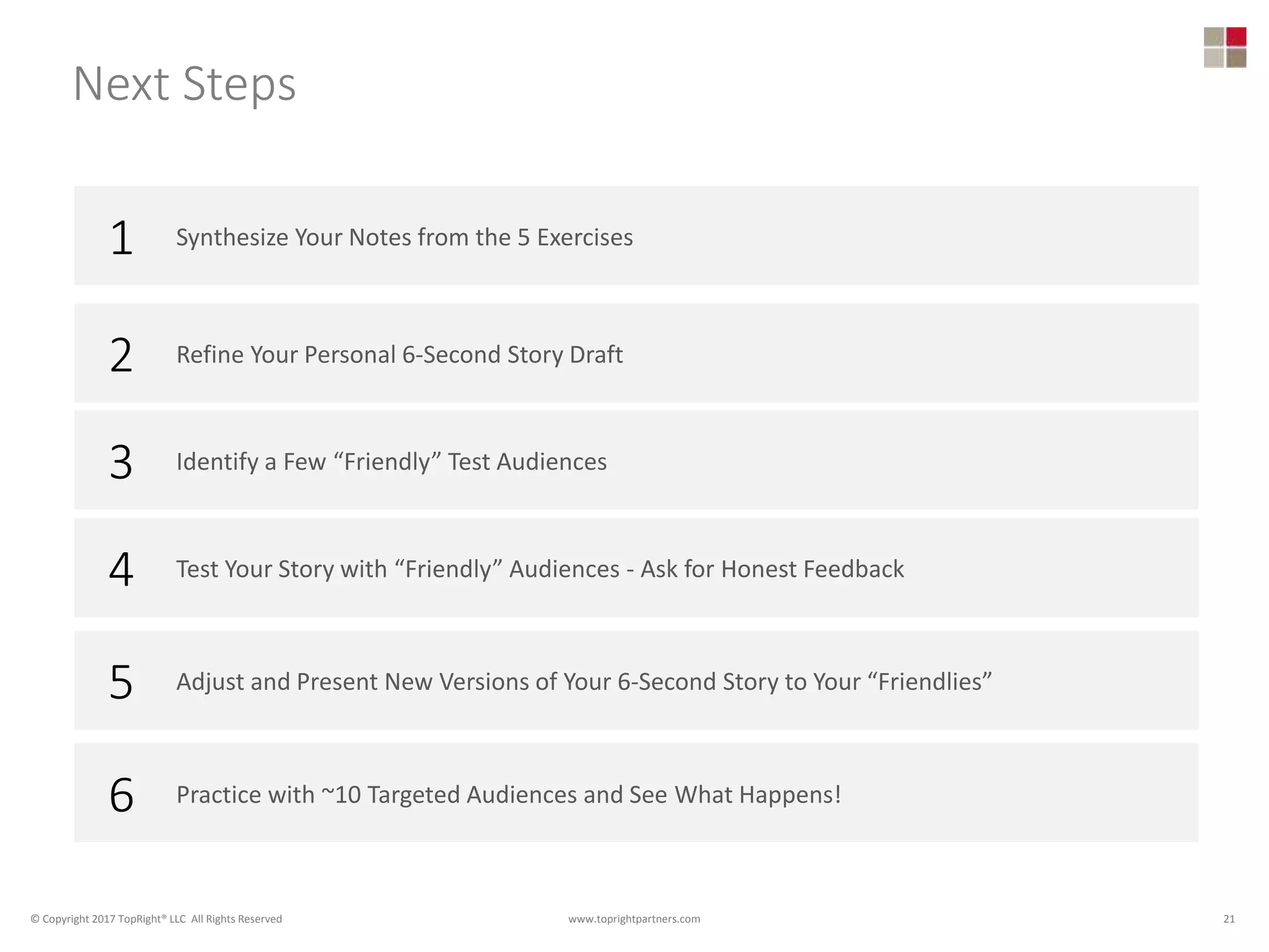 Your Six Second Personal Brand Story in 5 Exercises | PPTX