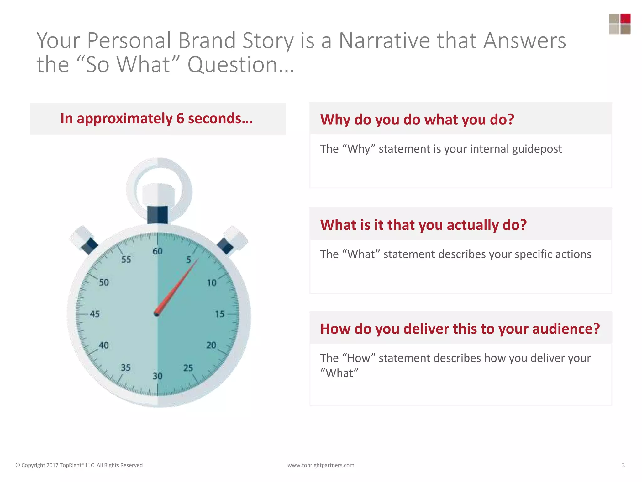 Your Six Second Personal Brand Story in 5 Exercises | PPTX