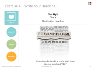 Your Six Second Personal Brand Story in 5 Exercises | PPTX