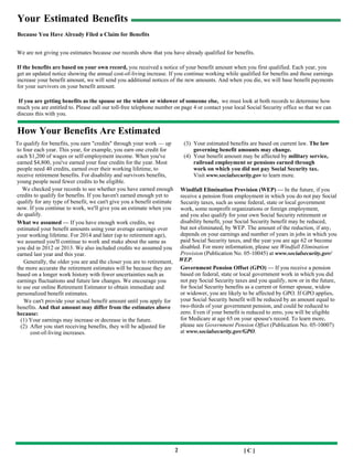 Your social security_statement | PDF