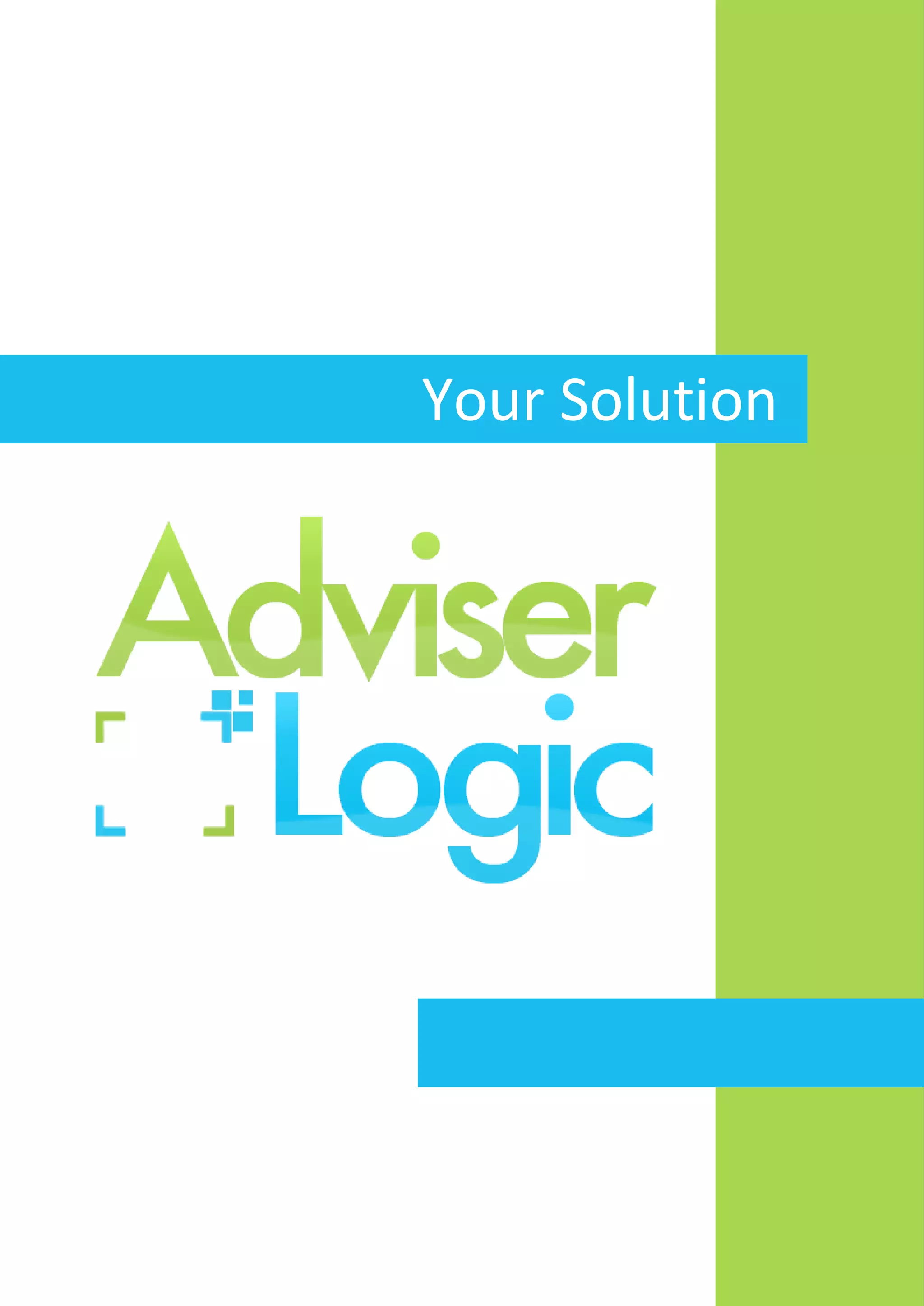Your Solution AdviserLogic | PDF