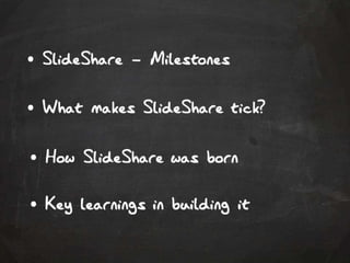 The SlideShare story | PPT
