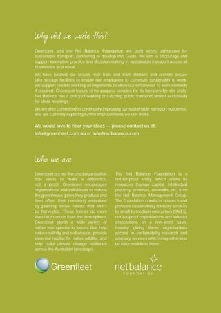 Sustainable Transport Guide | PDF