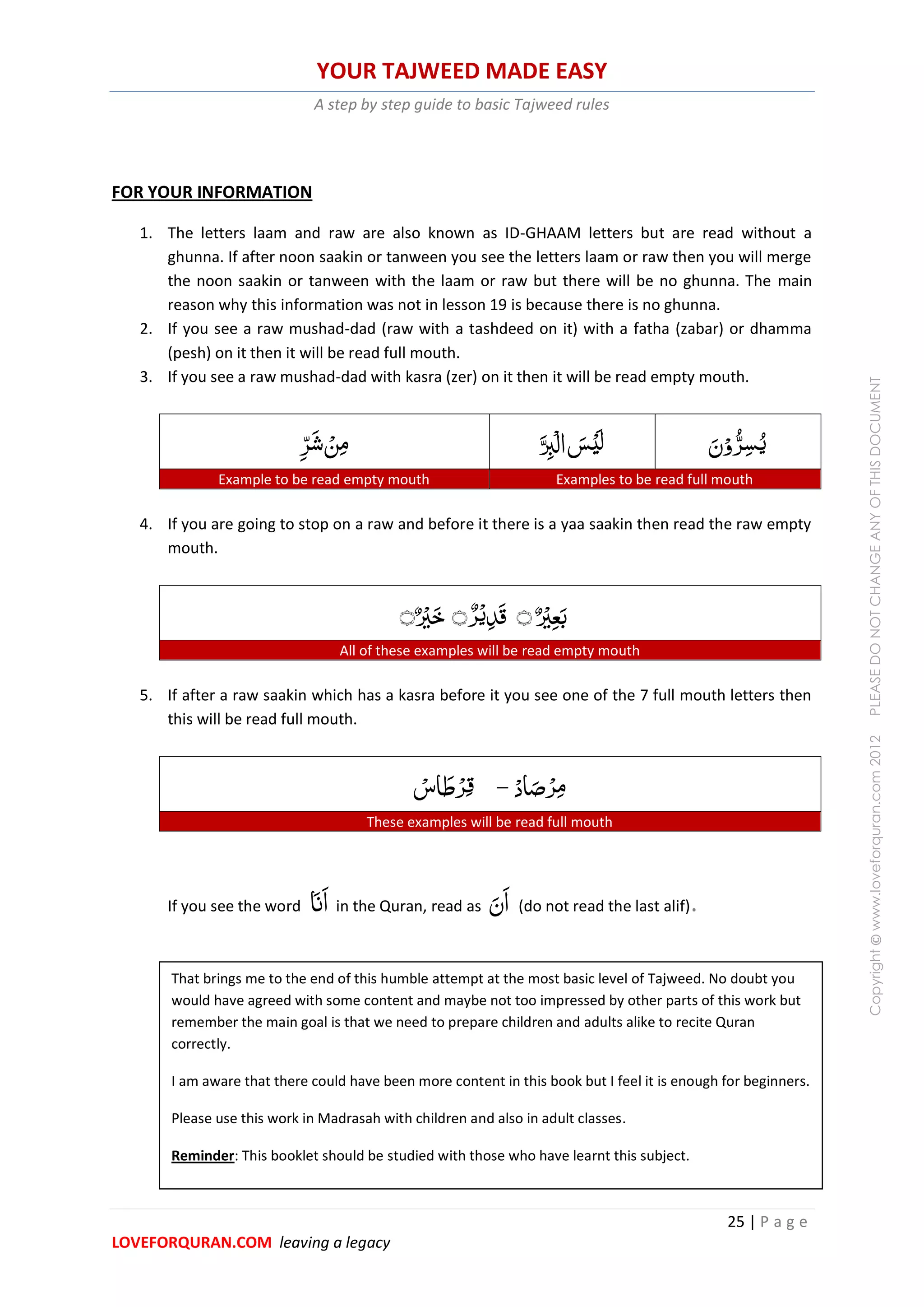 Your tajweed made easy pdf | PDF