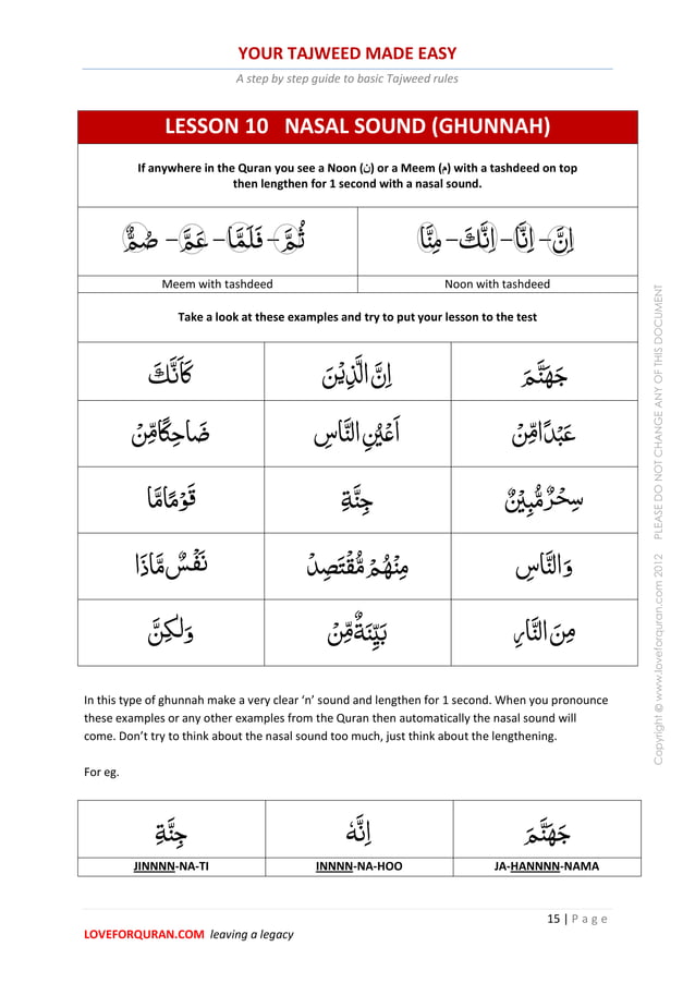 Your tajweed made easy pdf | PDF | Islam | Religion & Spirituality