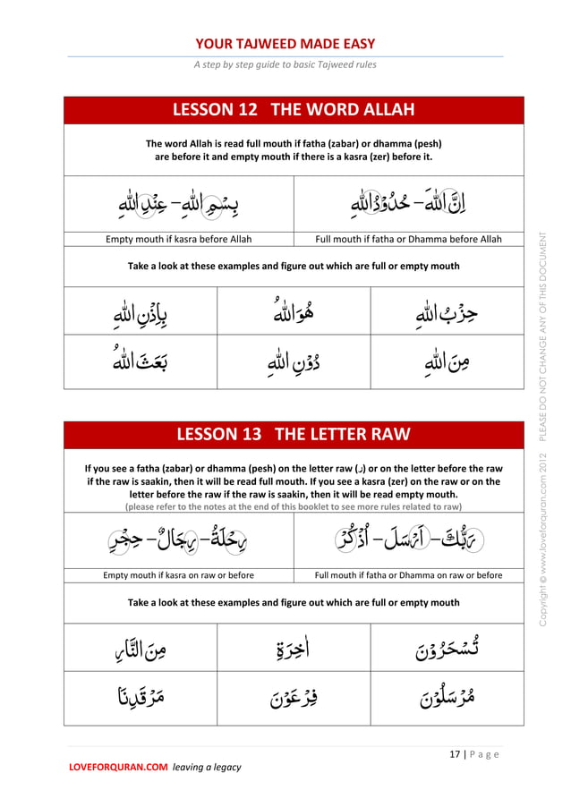 Your tajweed made easy pdf | PDF | Islam | Religion & Spirituality