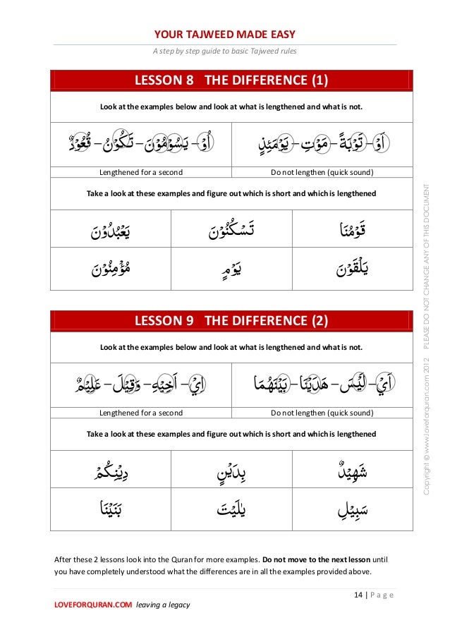 Your tajweed made easy pdf