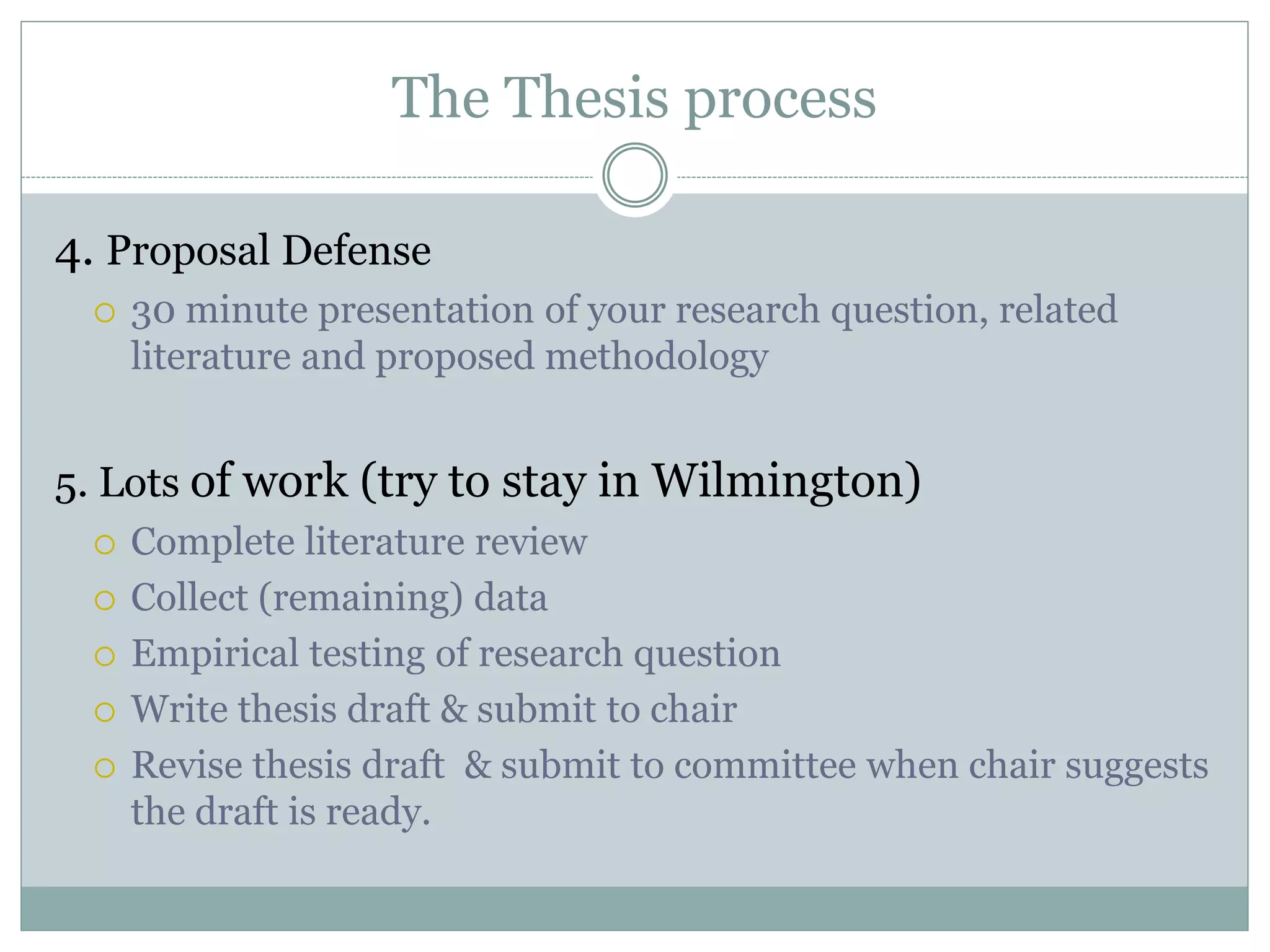 Your thesis committee | PPTX