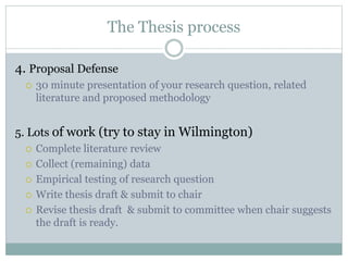 Your thesis committee | PPTX