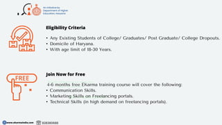 Ekarma admission open | PPT