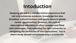 How Study AbroadnConsultants Help With University Selection | PPT