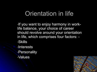 Your Values And Career | PPT